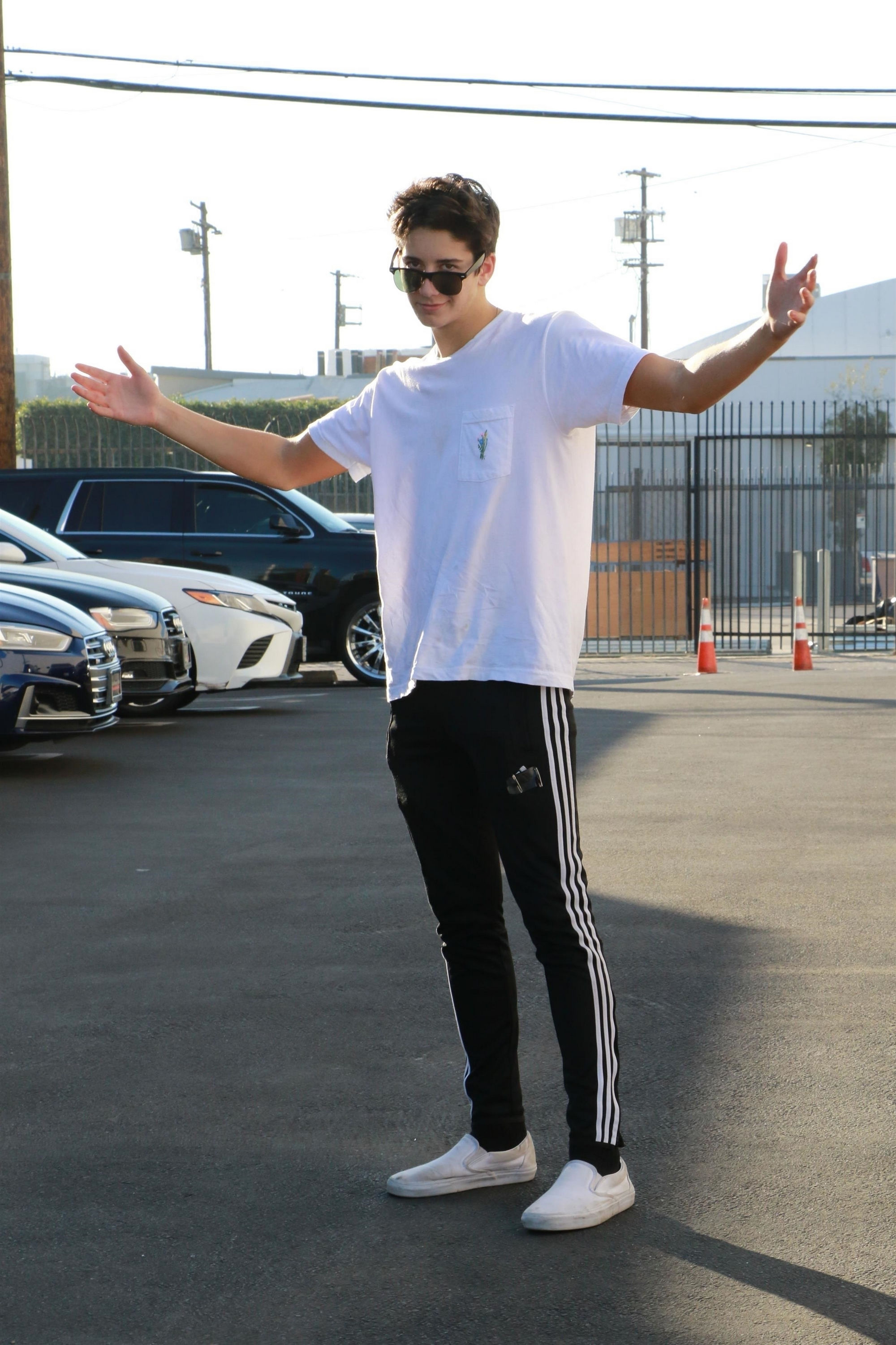 Nov 03 | Taking a break at the Dancing with the Stars Studio - milomanheimcom 001 - Milo Manheim ...